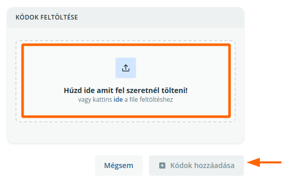 A NAV-tól igényelt adattörlő kódok feltöltése és automatikus felhasználása